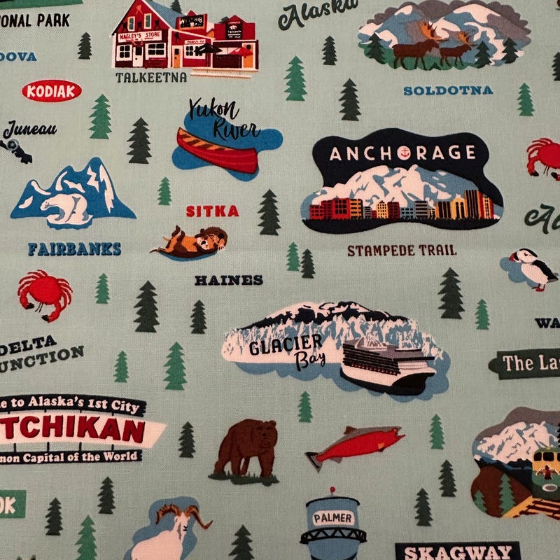 Alaska Fabric - Etsy