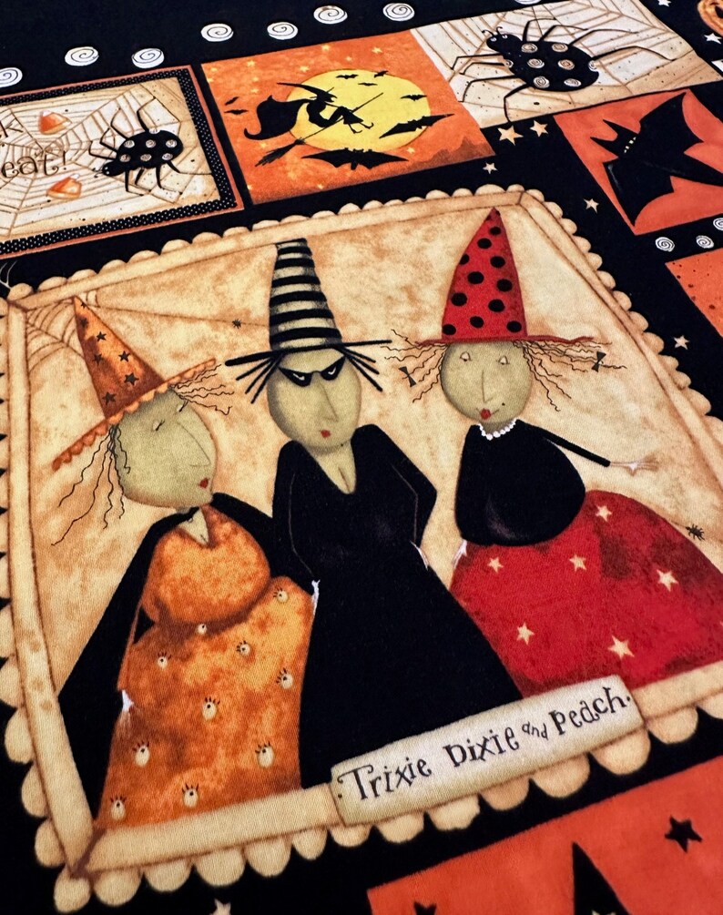12 Piece Witchful Thinking FQ Bundle PLUS Panel by Dan Dipaolo ...
