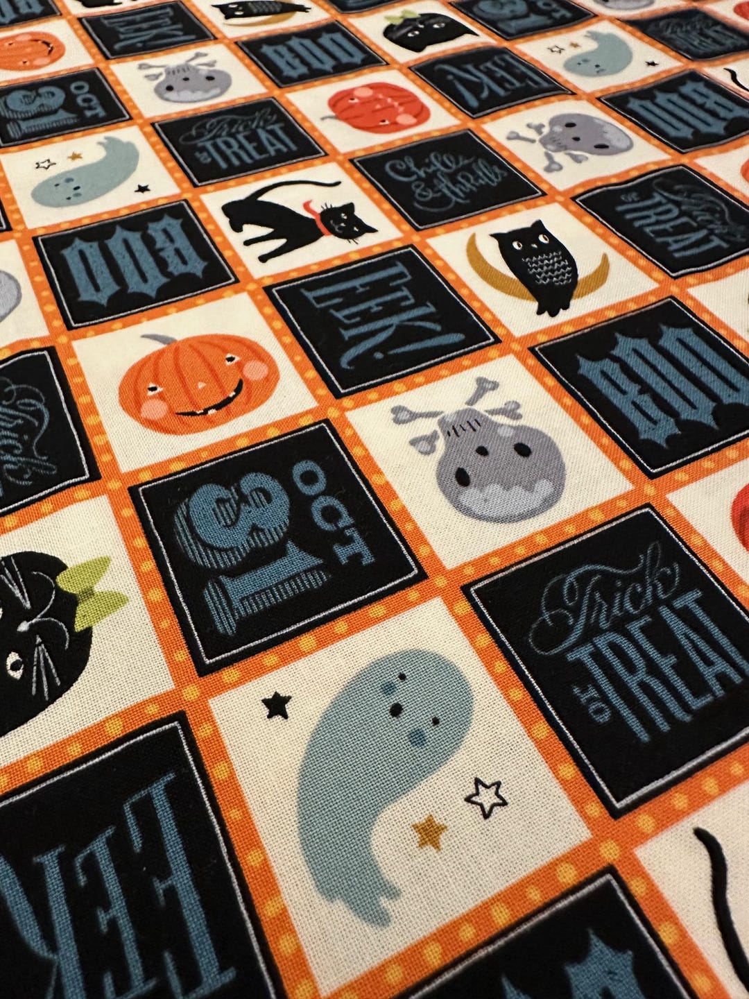 1/2 Yard Boo Eek by Brenda Walton | Haunted | Halloween | PWBW016 | 100 ...