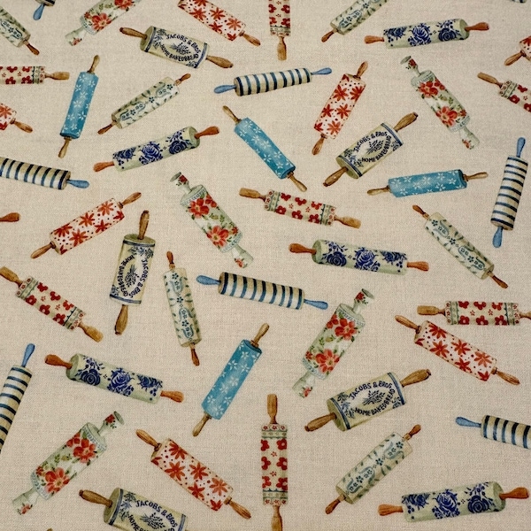 Michael Miller Rolling Pins Fabric - Etsy