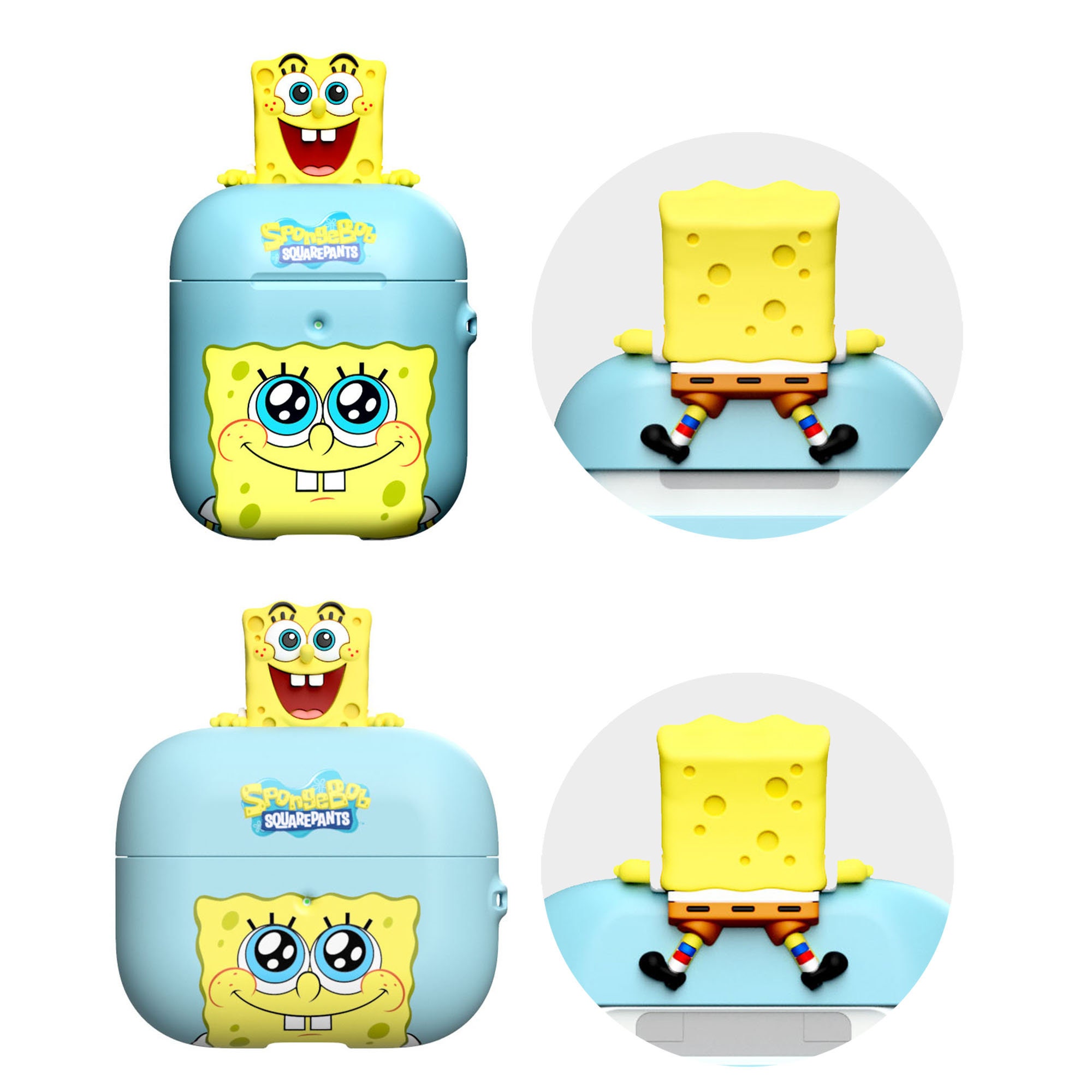 SpongeBob SquarePants AirPod Case Cover with Silicone Rubber | Etsy