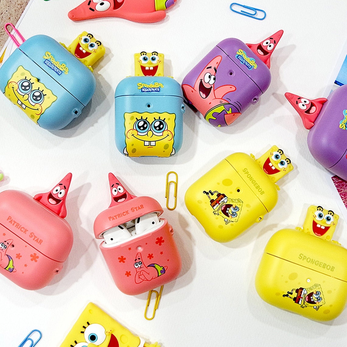 SpongeBob SquarePants AirPod Case Cover with Silicone Rubber | Etsy
