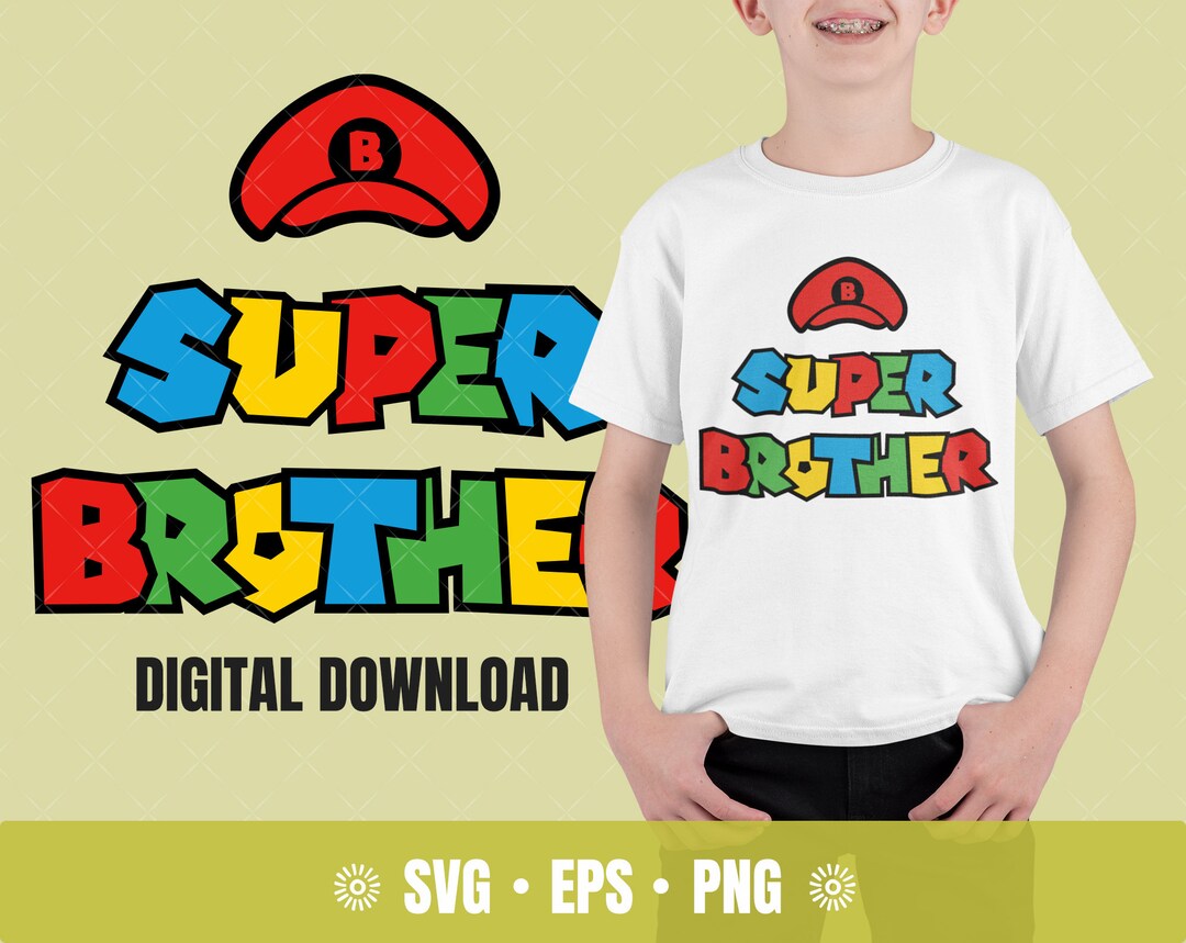 Super Brother SVG Big Brother Svg Brother Life Svg Best - Etsy Portugal