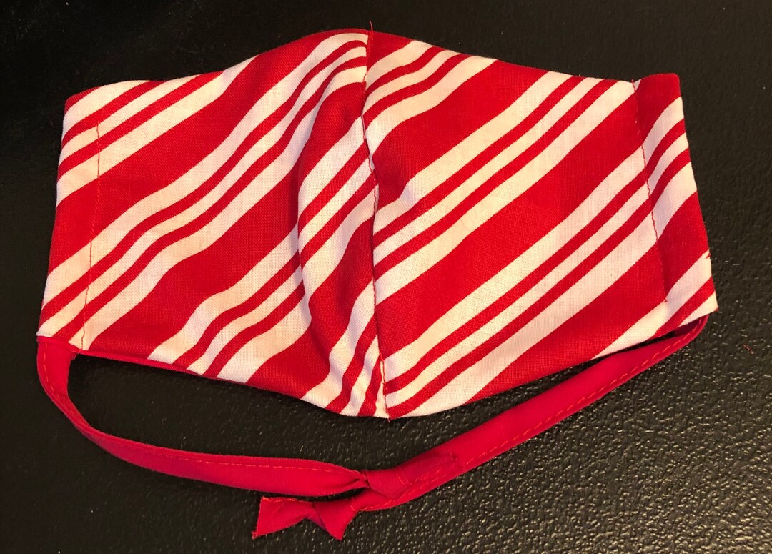 Candy Cane Face Masks - Etsy