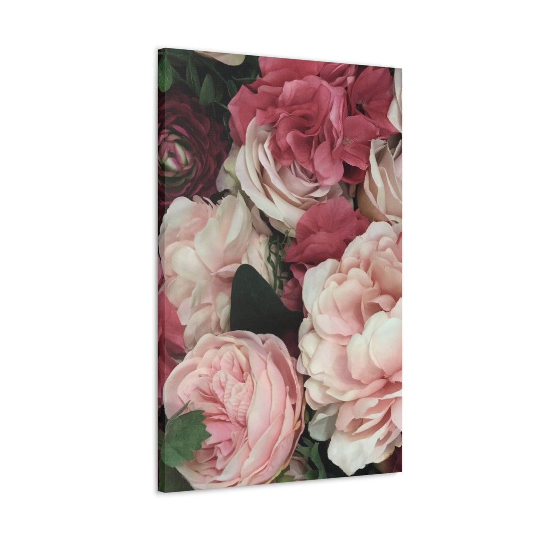 Canvas, Roses, Home Decor, Office Decor, Bedroom Decor, Livingroom ...