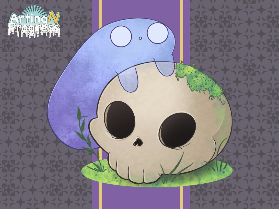 Skull Ghost Pngtuber Veadotube Mini and Discord Stream - Etsy