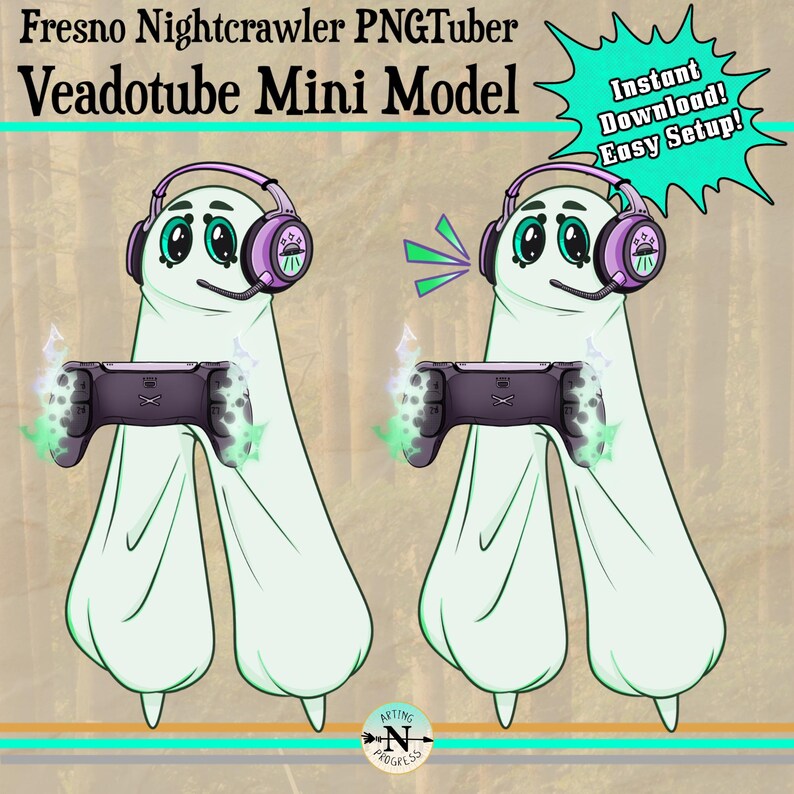 Fresno Nightcrawler Pngtuber Model – Cryptid Veadotube Mini PNG Tuber ...
