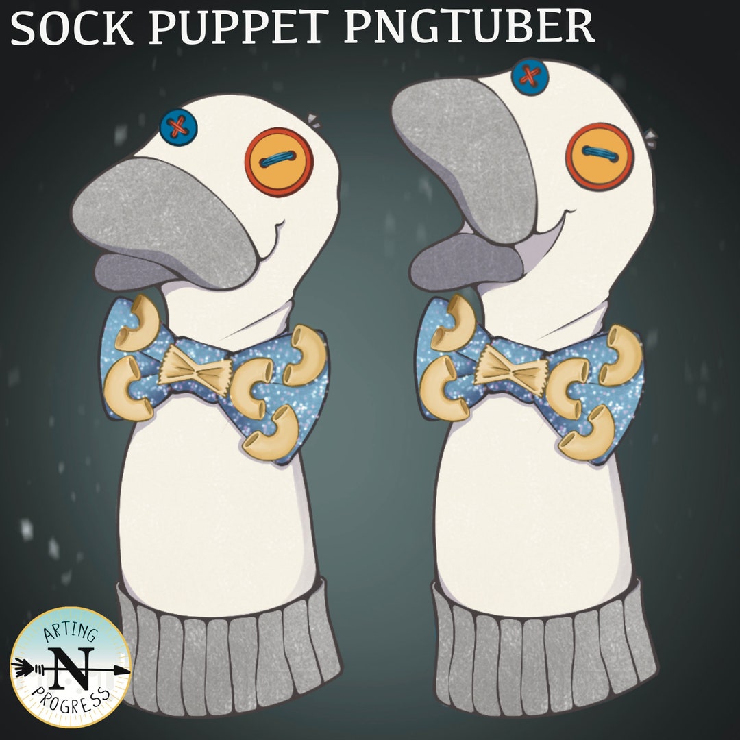 Sock Puppet PNGTUBER - Reactive Image - for Streamers on Discord ...