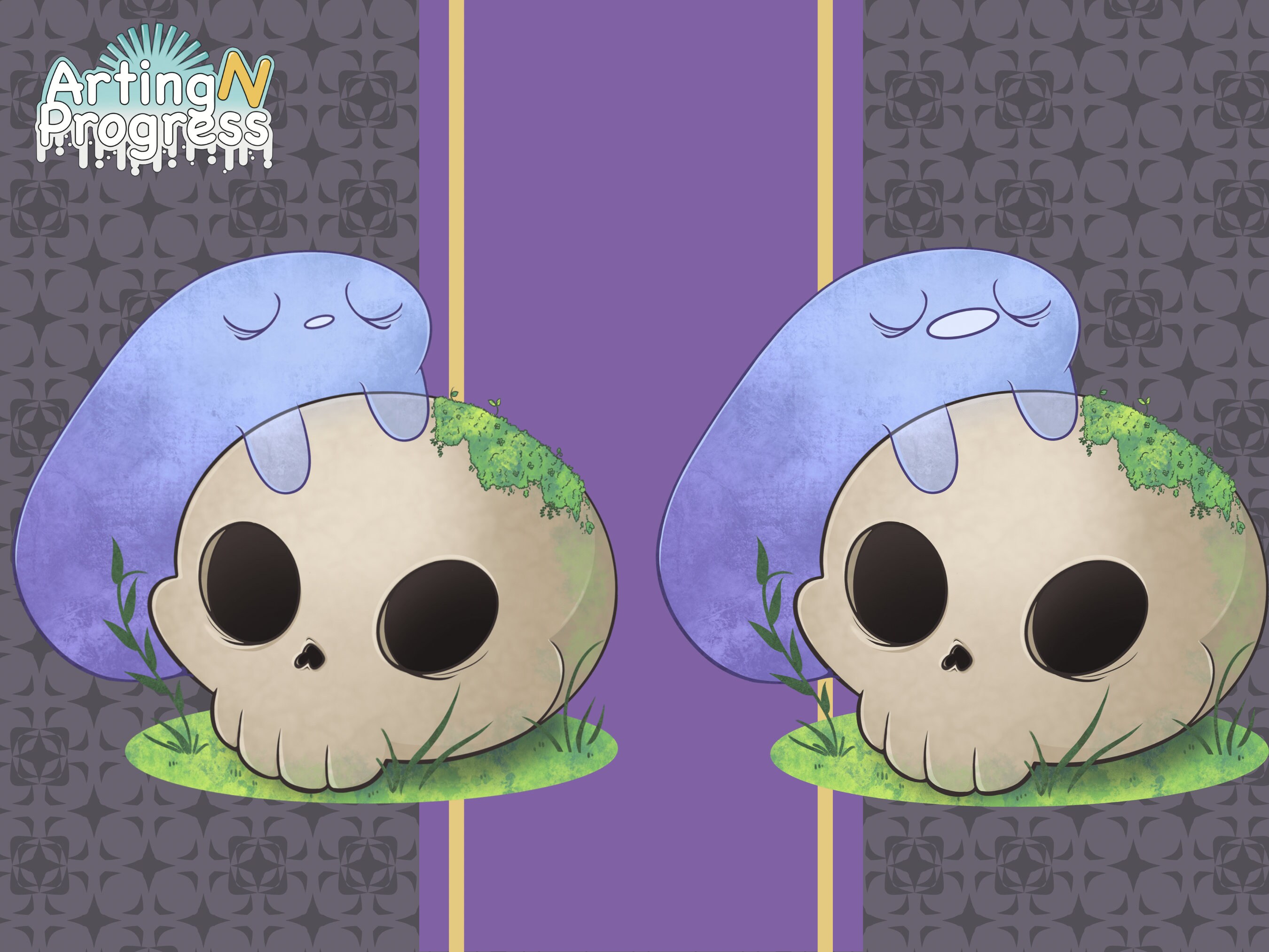 Skull Ghost Pngtuber Veadotube Mini and Discord Stream - Etsy
