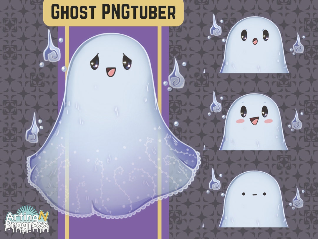 Ghost Pngtuber Veadotube Mini and Discord Stream Avatar for - Etsy Canada