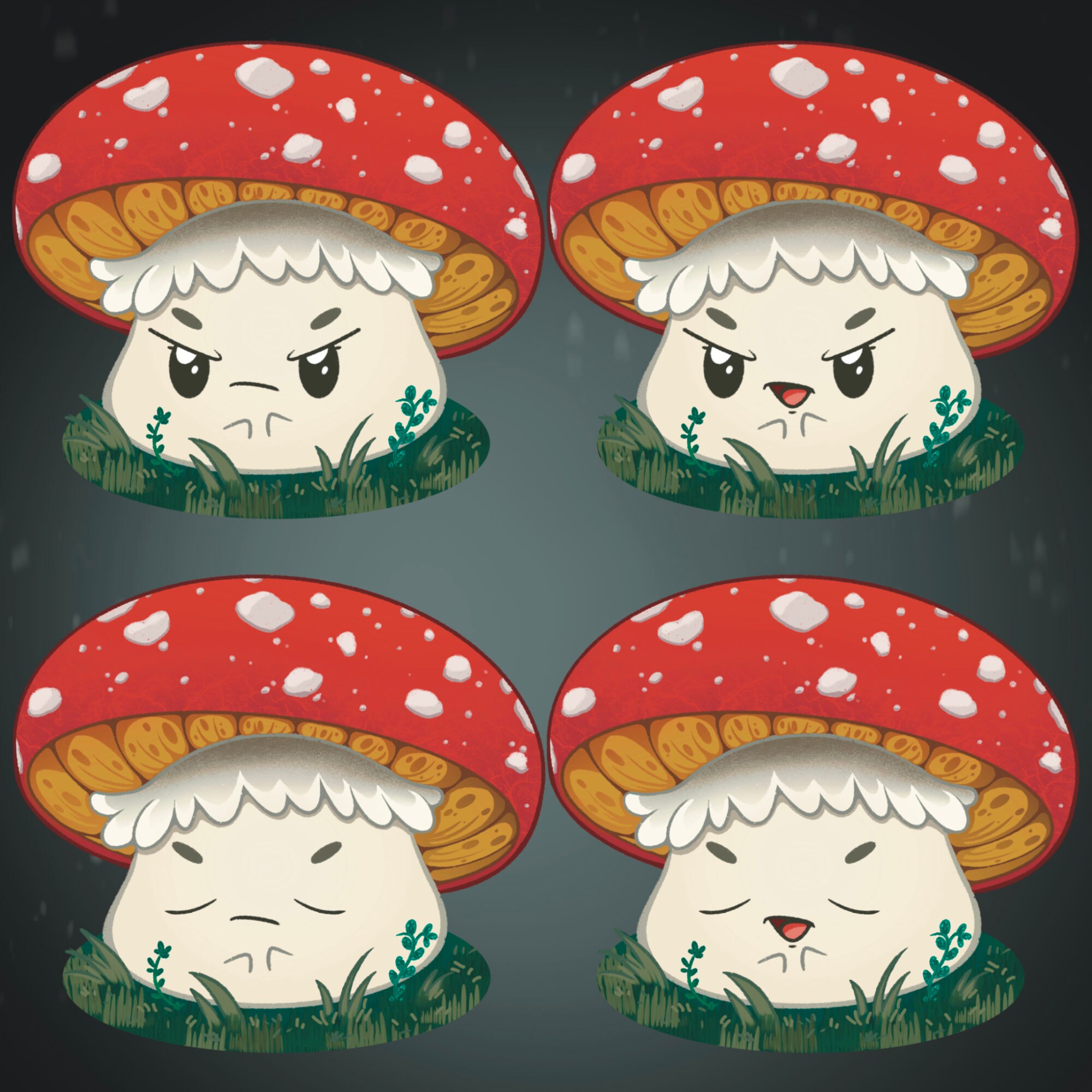 Red Mushroom Pngtuber Model - Veadotube Mini and Discord Stream Avatar ...