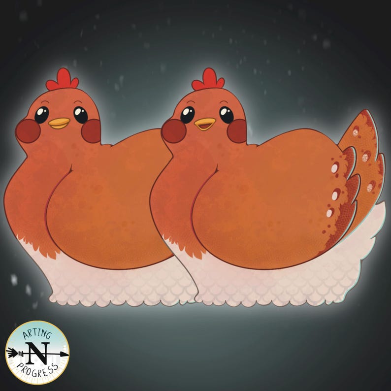 Pngtuber Chicken Model for Discord, Twitch, Youtube, Streaming - Etsy