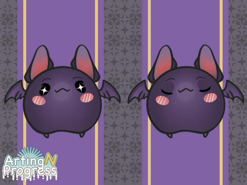 Cute Bat Pngtuber Veadotube Mini and Discord Stream Avatar - Etsy