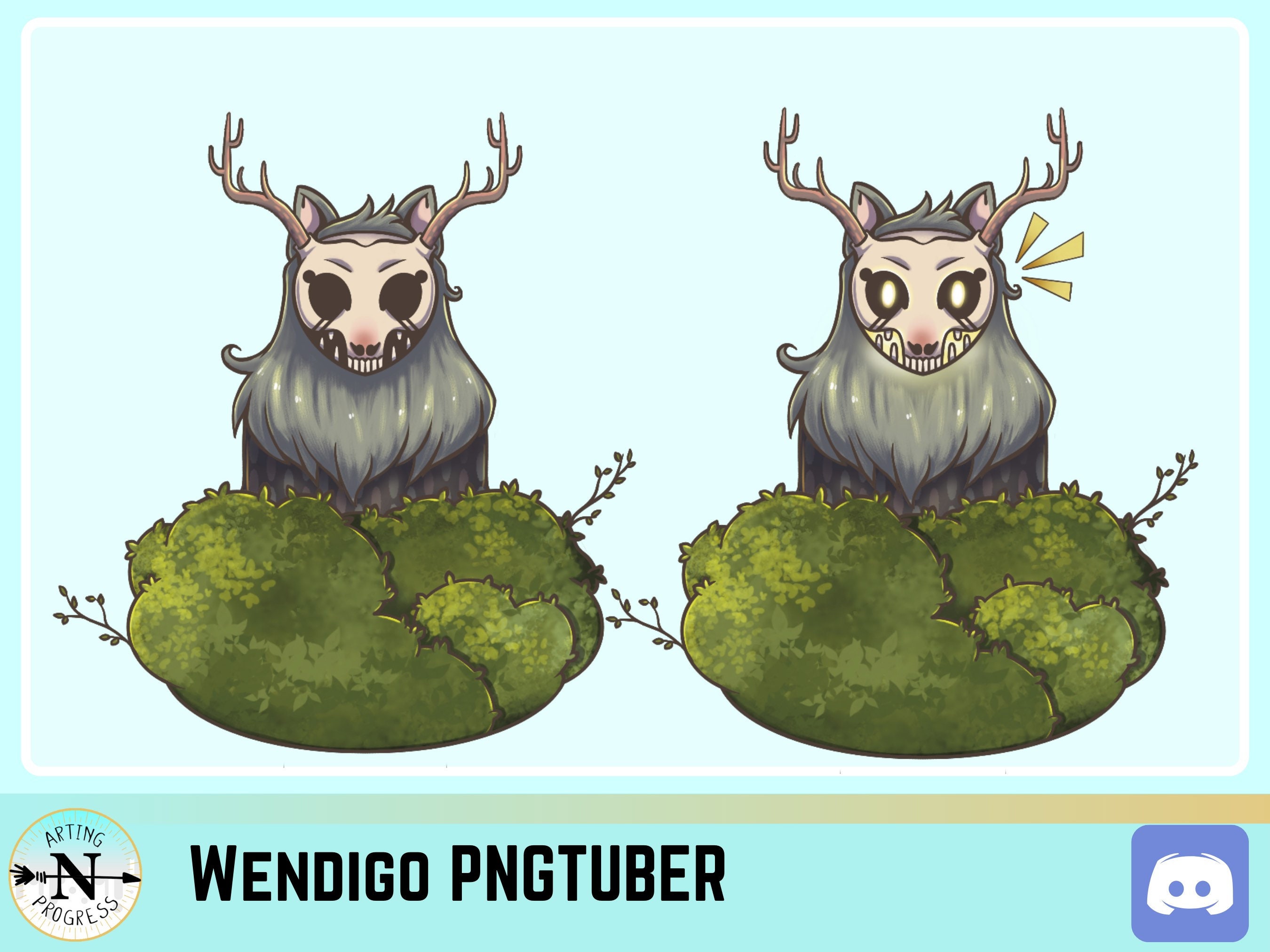 Wendigo Reactive Image Pngtuber for Discord and Twitch - Etsy
