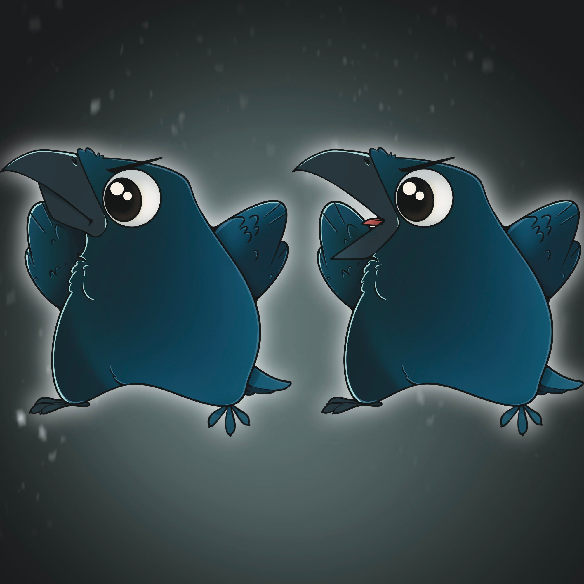 Grumpy Raven Pngtuber Avatar – Veadotube Mini Model Perfect For, Discord, Twitch, Tictok and ...