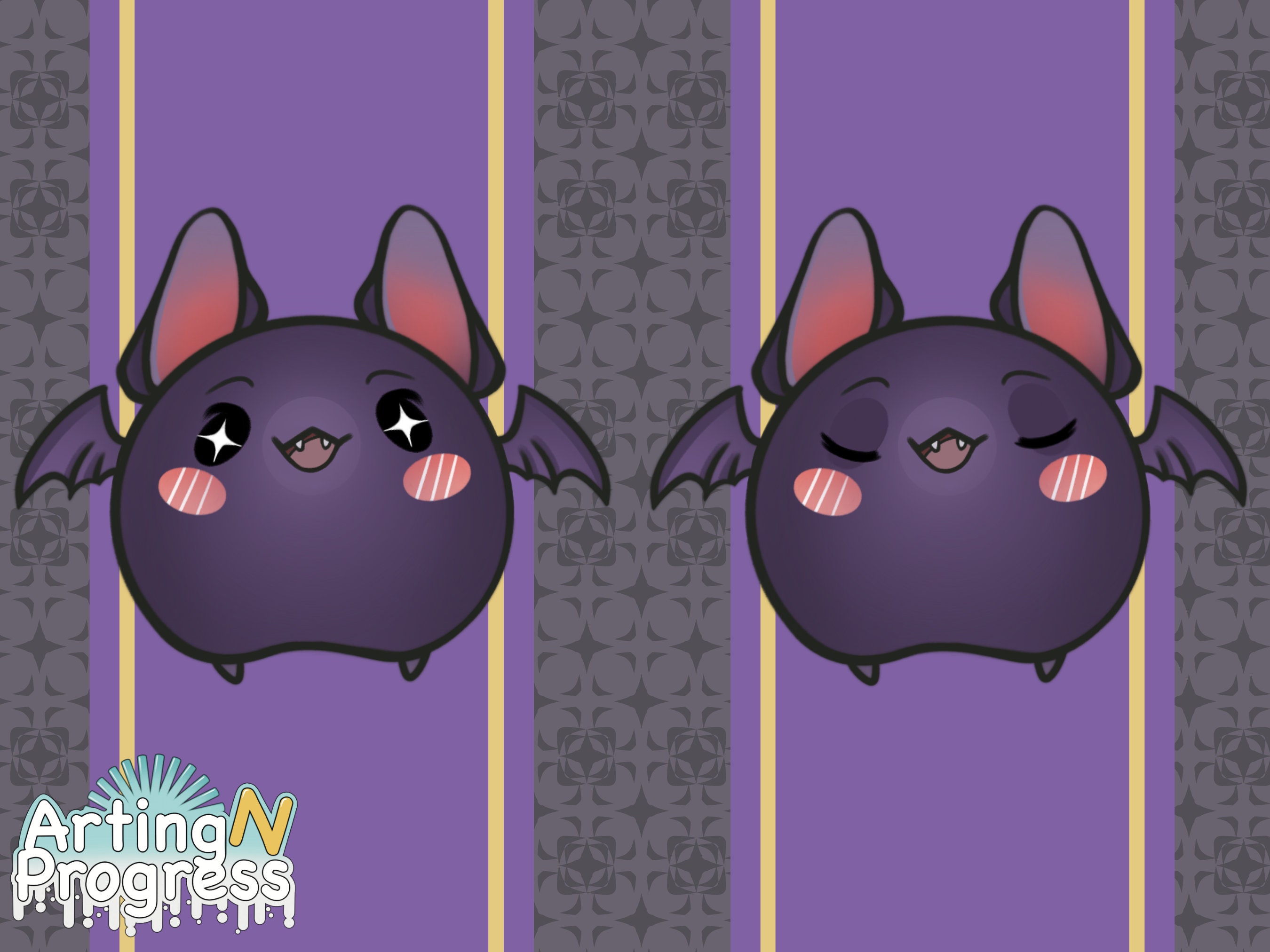 Cute Bat Pngtuber Veadotube Mini and Discord Stream Avatar - Etsy