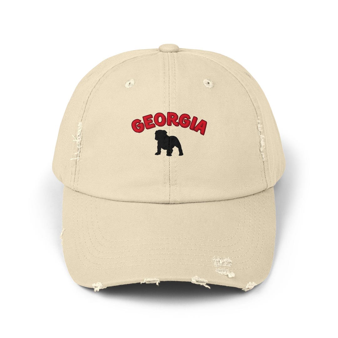 Georgia Bulldogs Hat, UGA Fans, Red and Black, Georgia Football Hat, Go ...