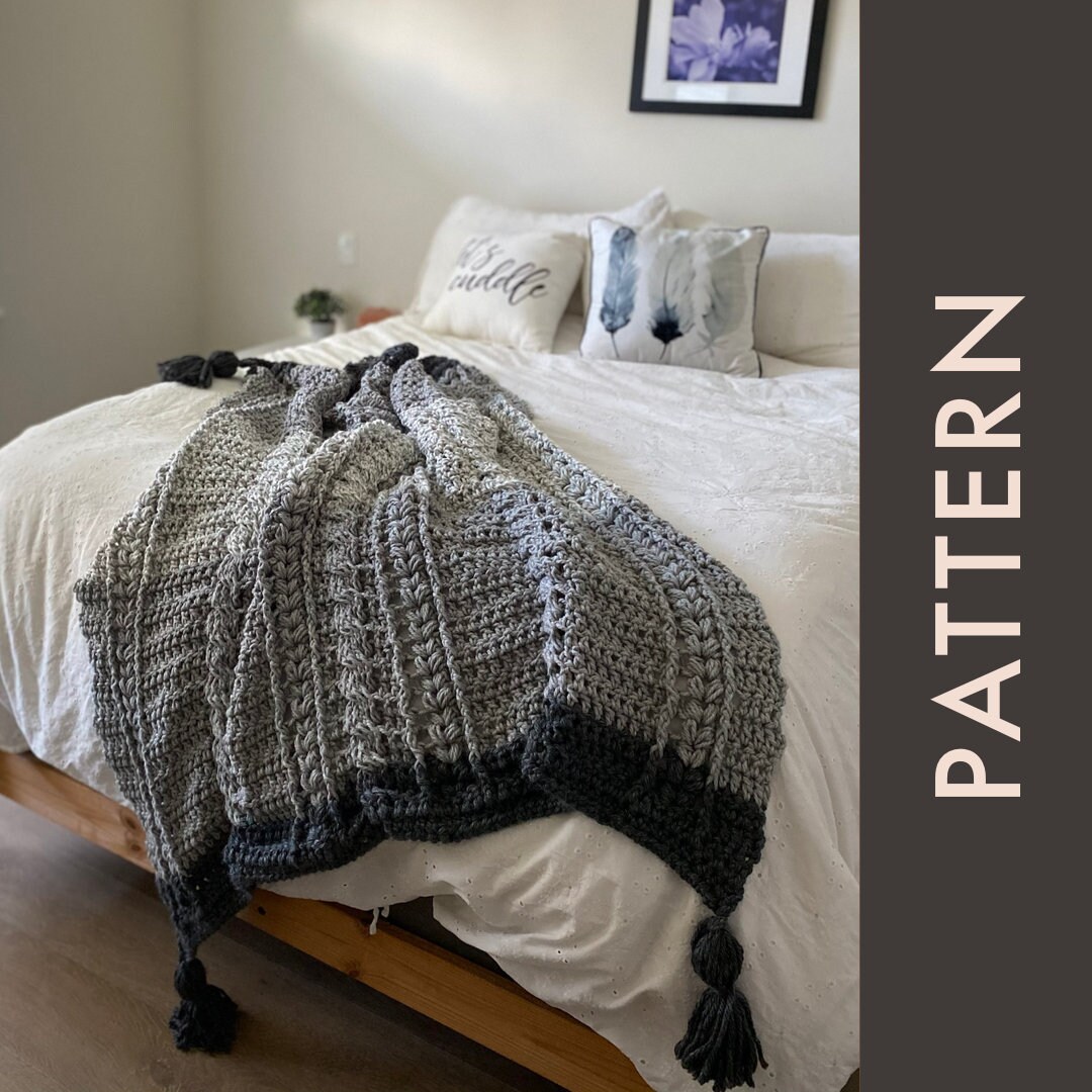 Let's Snuggle Blanket Pattern Chunky Crochet Blanket - Etsy