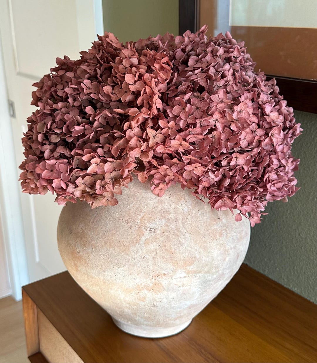 Real Hydrangea Preserved- Large Desert Rose - Etsy