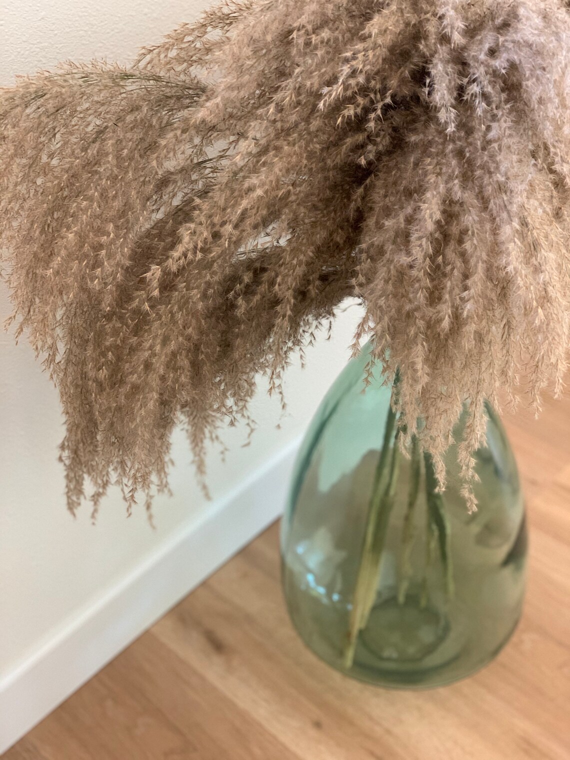 4 FT Droopy Brown Natural Pampas Grass | Etsy