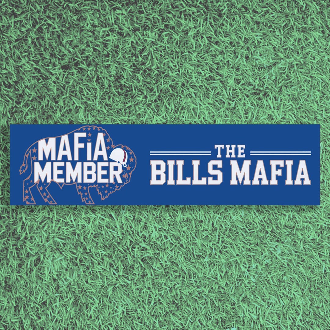 Mafia Member Bumper Sticker / Bills Mafia Car Decal / Buffalo Football ...