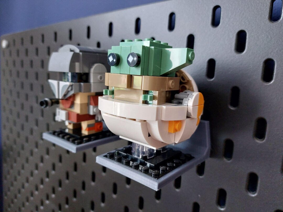 LEGO Brickheadz Shelf IKEA Skadis Pegboard - Etsy UK