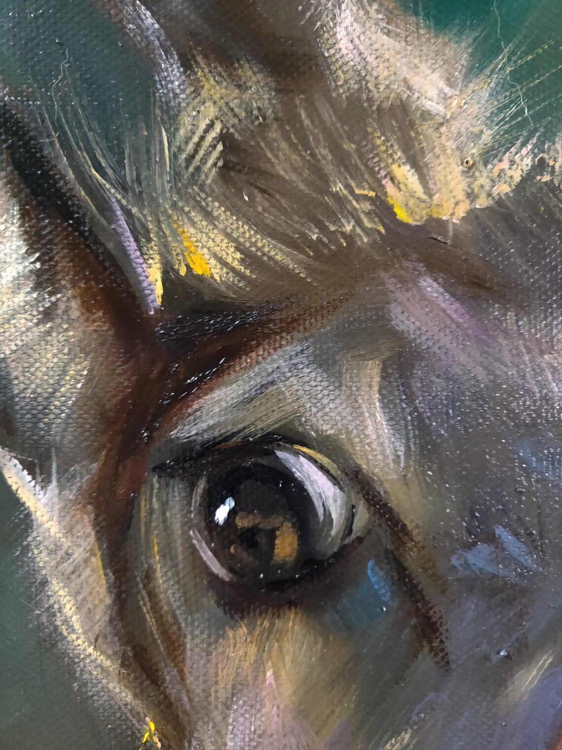 Stag Painting Original Art Stag Artwork Stag Wall Art Wildlife - Etsy