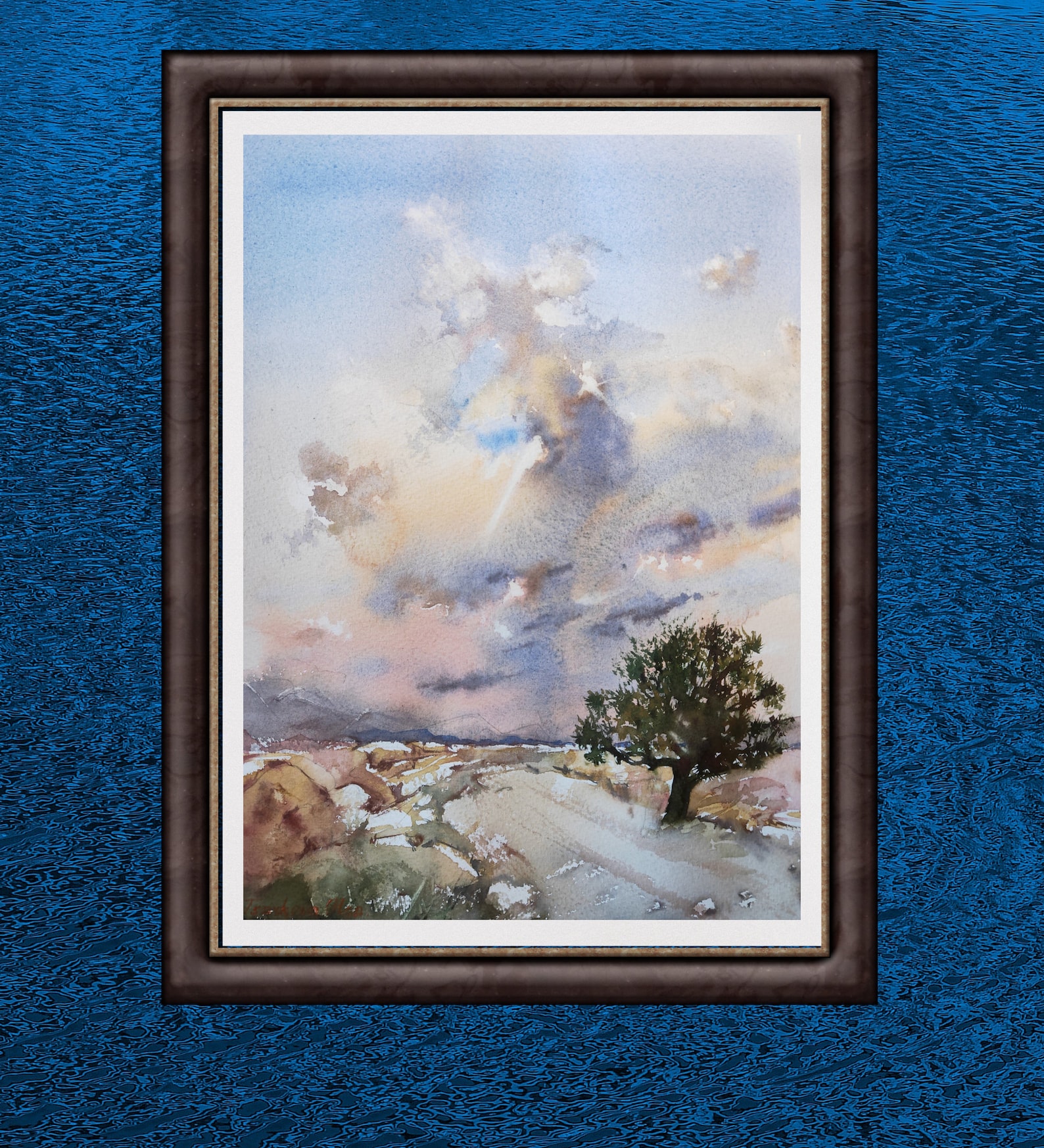 Joshua Tree Painting National Park Original Art Desert | Etsy