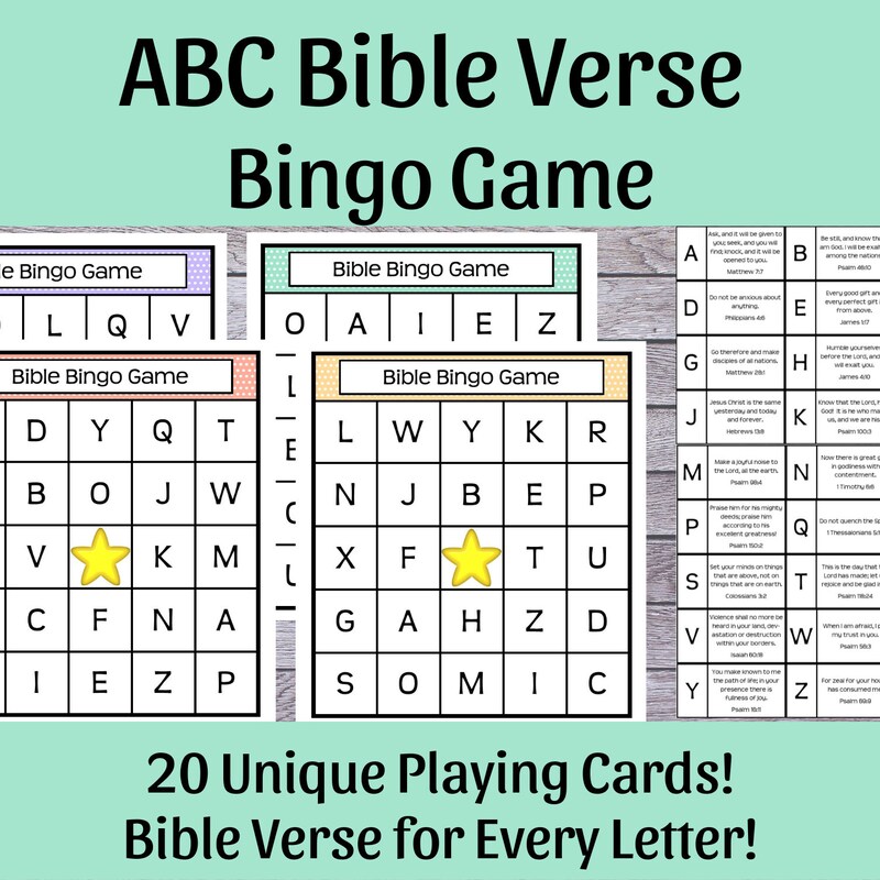 Abc Bible Verse - Etsy