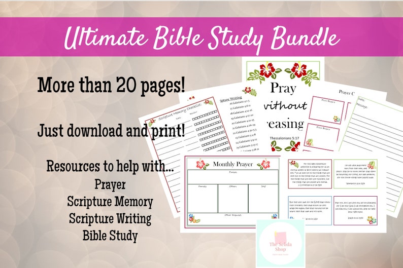 Ultimate Bible Study Bundle - Etsy
