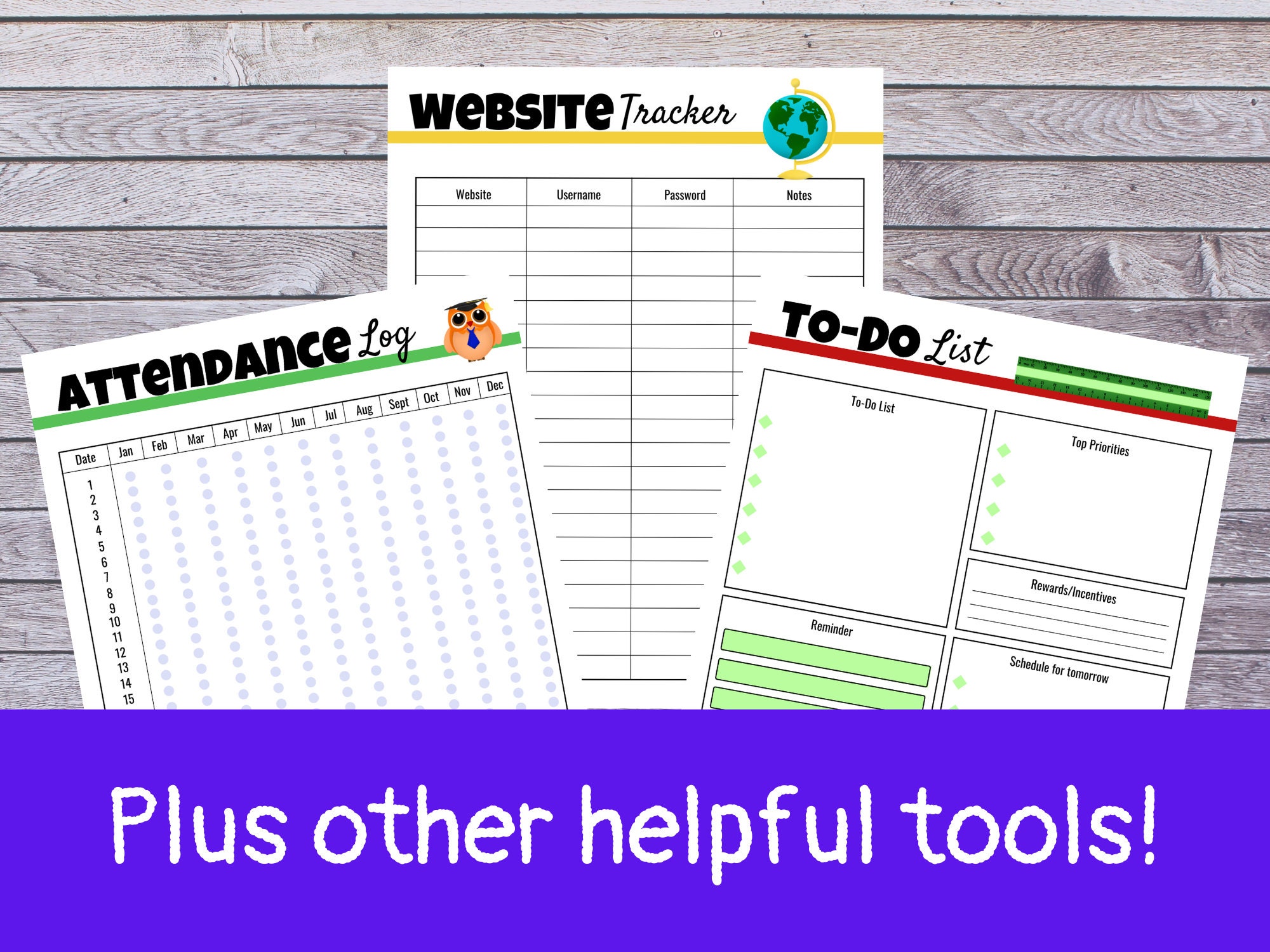 Printable Homeschool Planner-school Days Design - Etsy