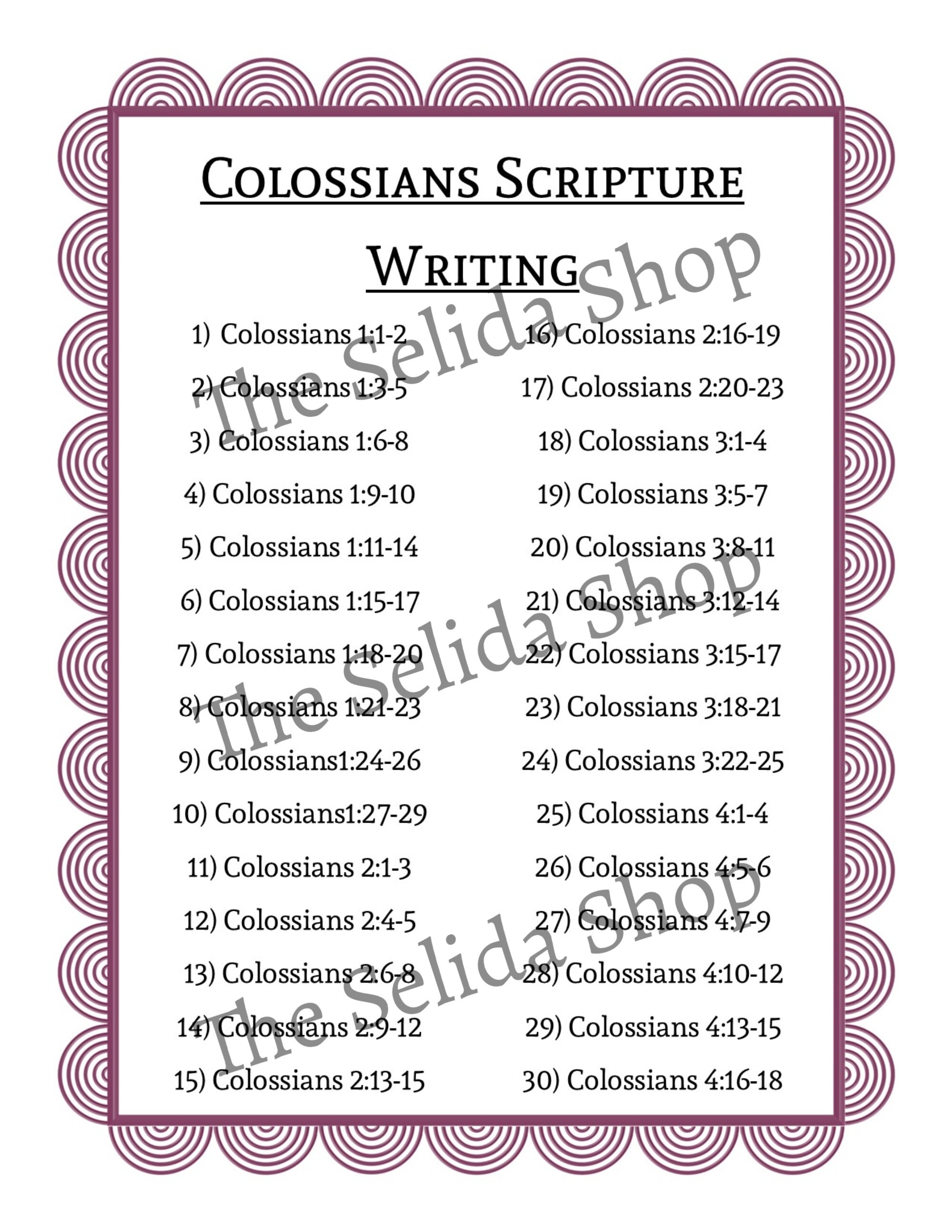 Books of the Bible Scripture Writing Bundle - Etsy