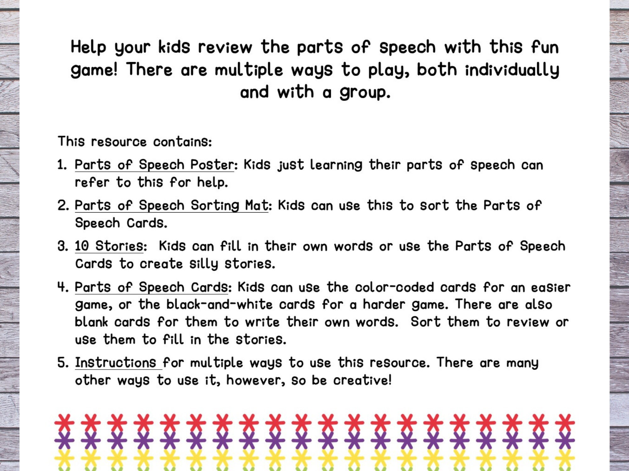 Mad Libs Style Game for Kids - Etsy