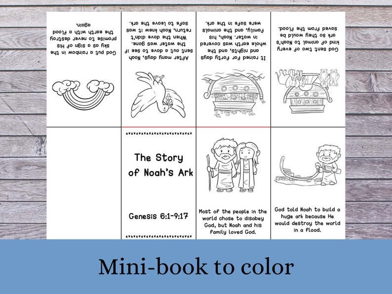 Preschool Bible Story Activity Pack Worksheets - Noah's Ark - Etsy