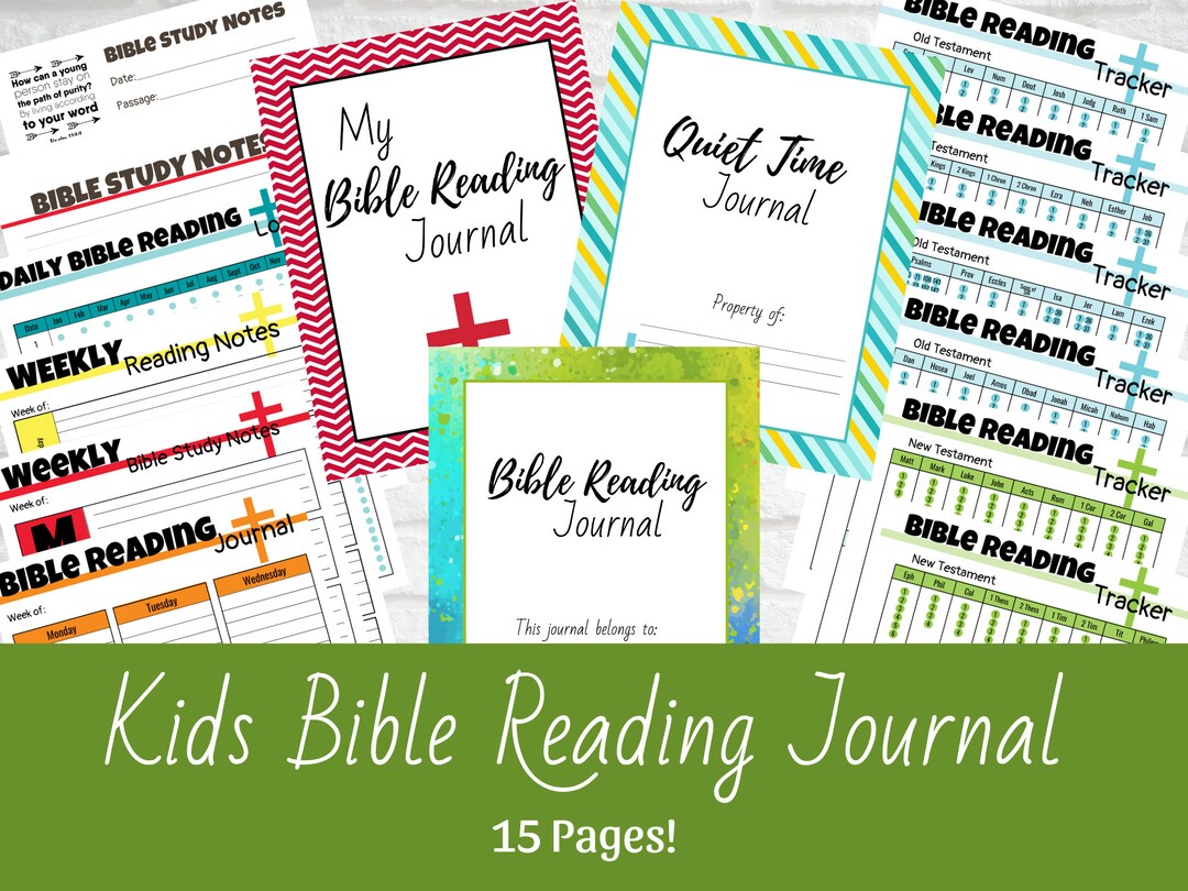 Kids Bible Reading Journal - Etsy