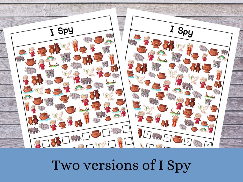 Preschool Bible Story Activity Pack Worksheets - Noah's Ark - Etsy