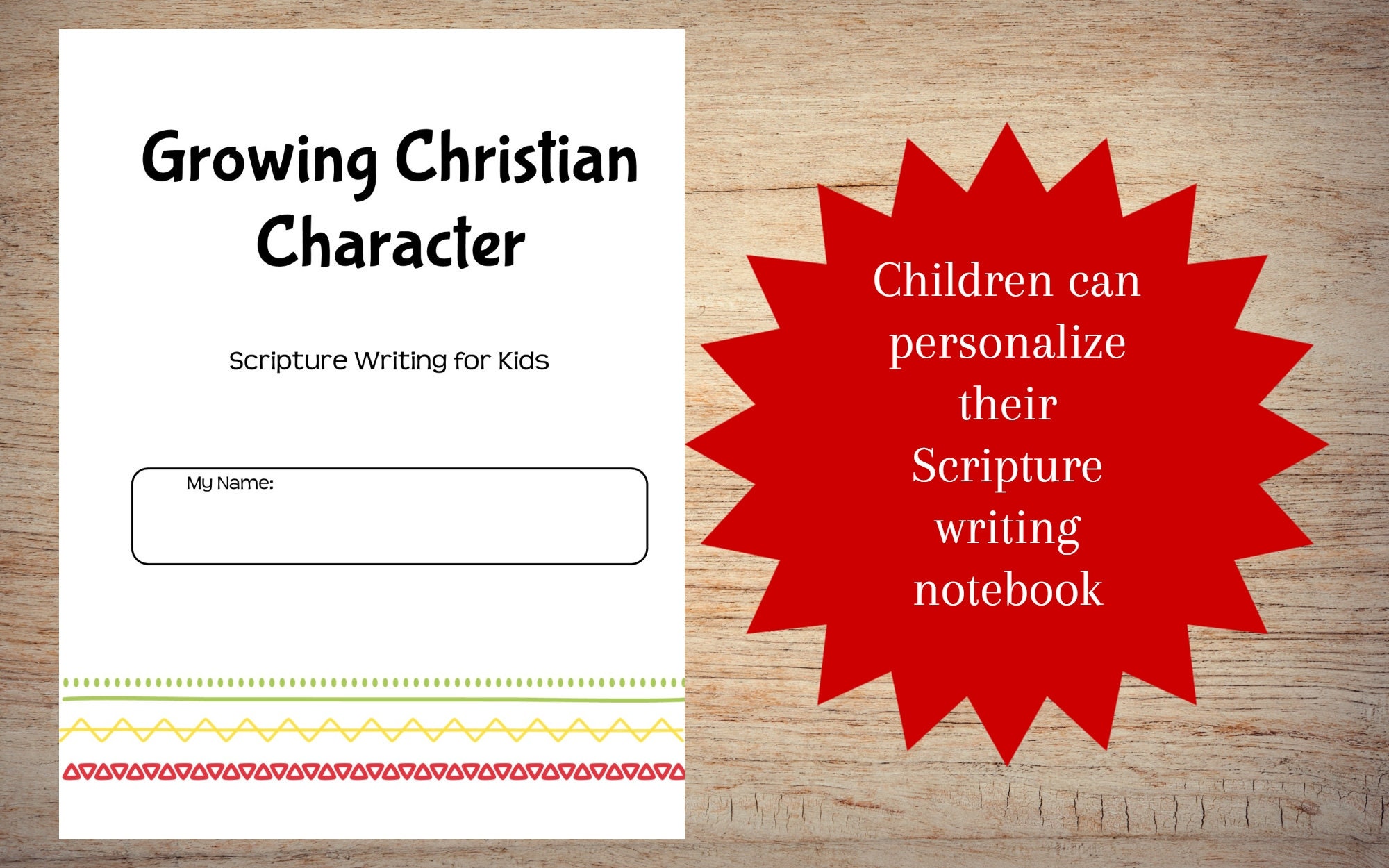 Kids Bible Reading/writing Plans-growing Christian Character - Etsy