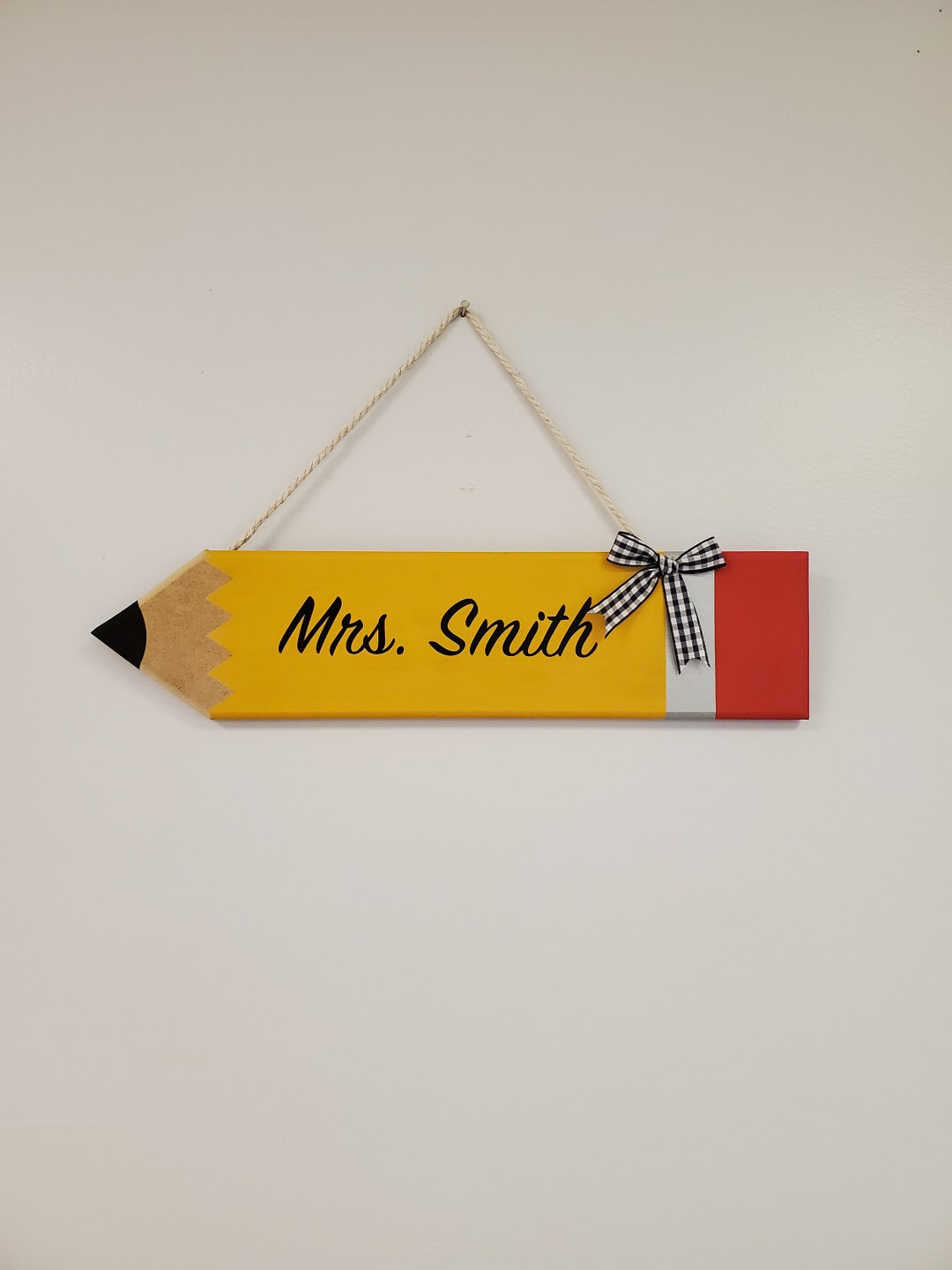 Personalized Pencil Teacher Gift/ Educator Gift - Etsy