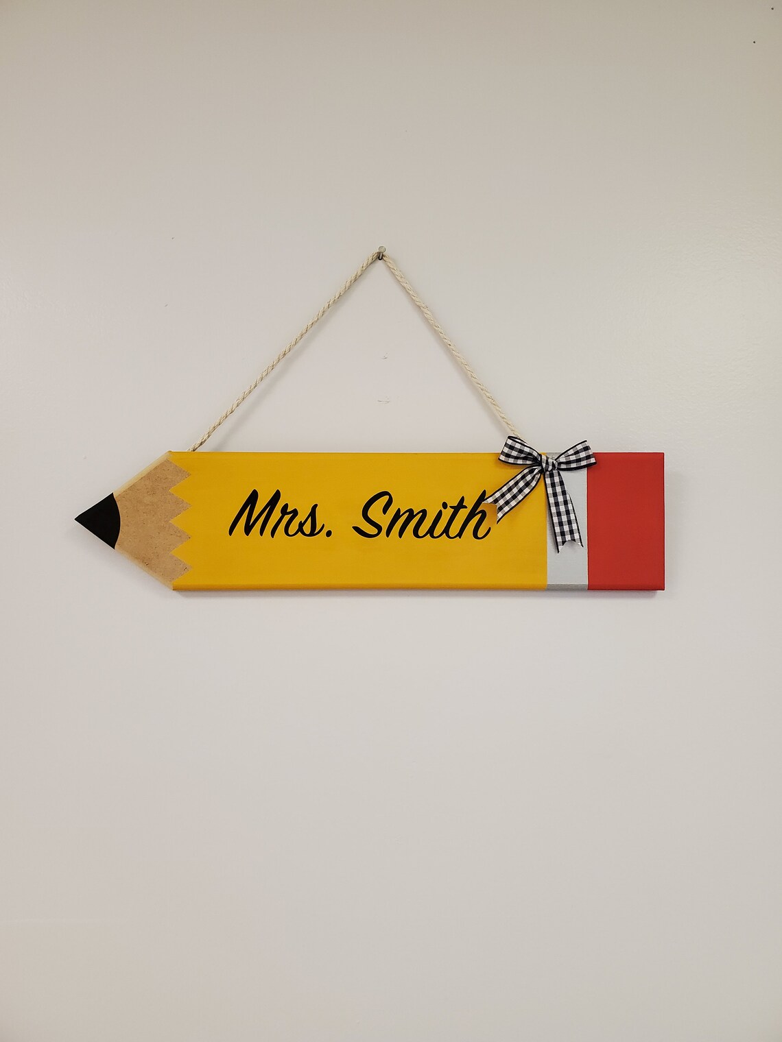 Personalized Pencil Teacher Gift/ Educator Gift - Etsy