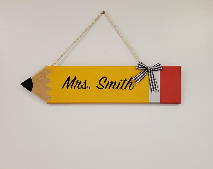 Personalized Pencil Teacher Gift/ Educator Gift - Etsy