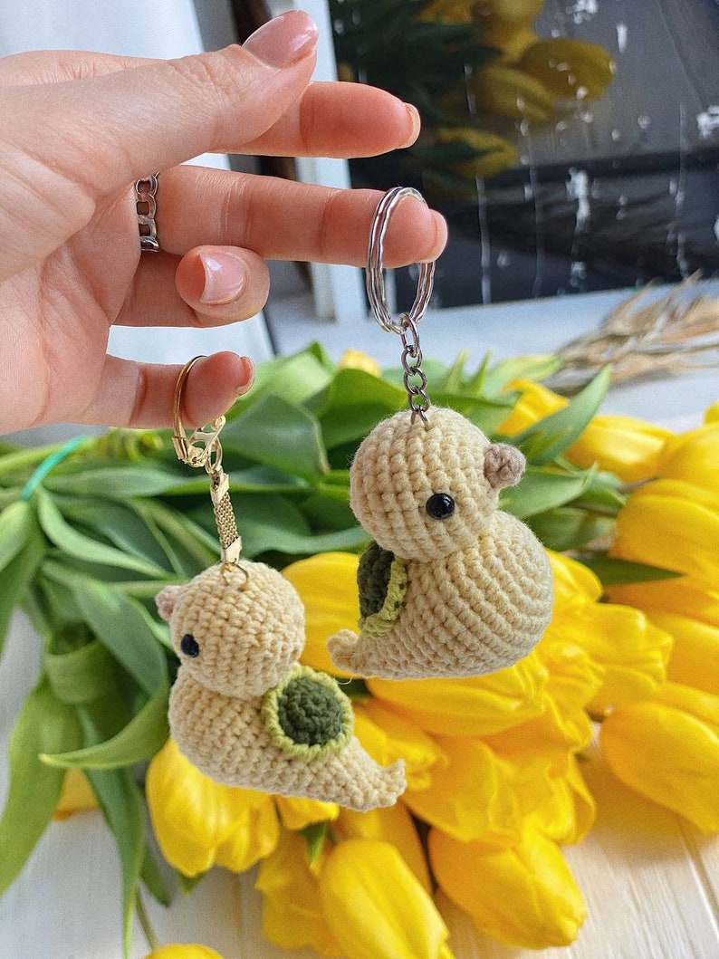 Crochet Turtle Duck Keychain plush Avatar Keychainavatar | Etsy