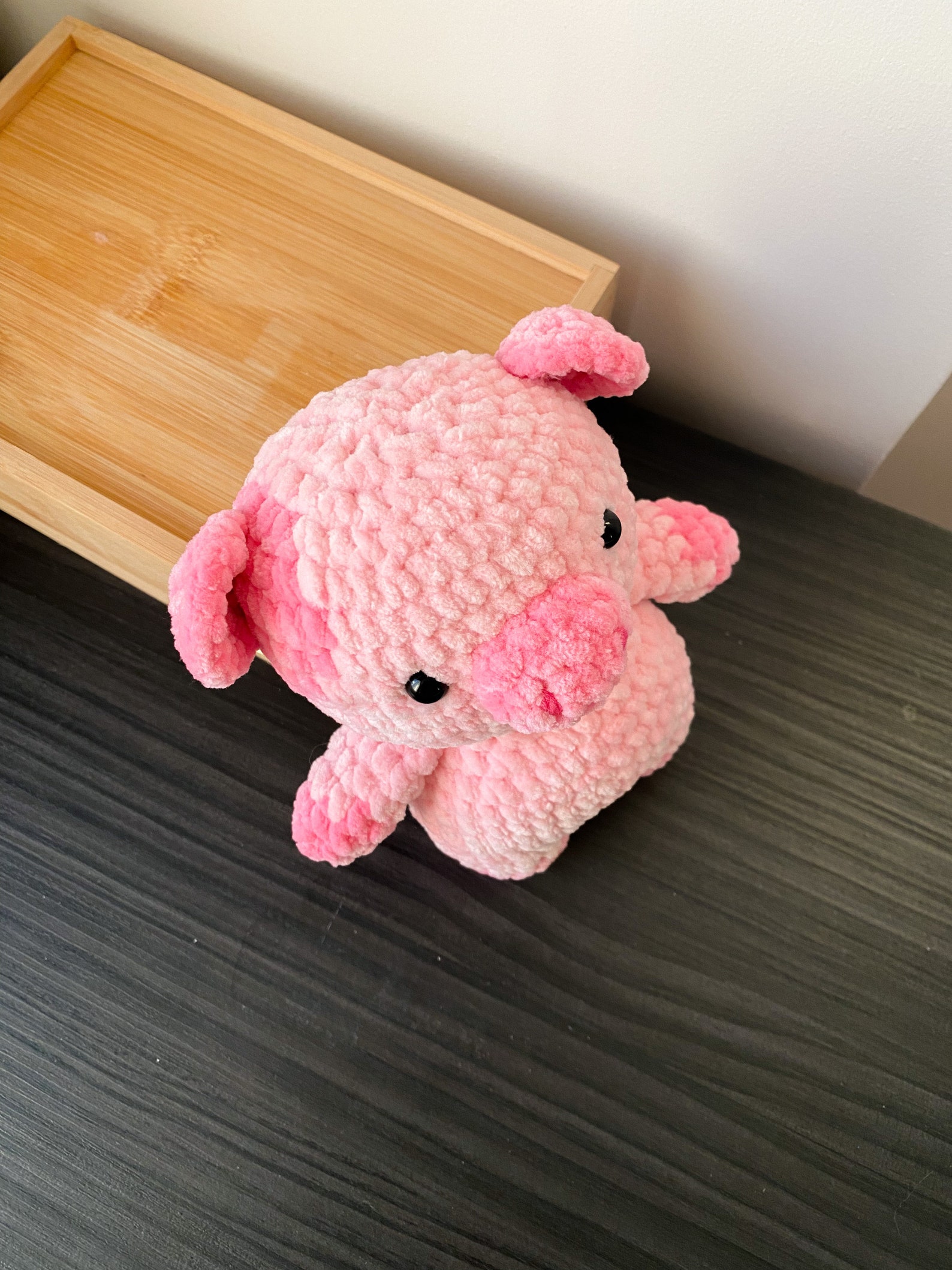 Cute Crochet Pig Amigurumi Soft Toy Plush Fat Pig Pink - Etsy