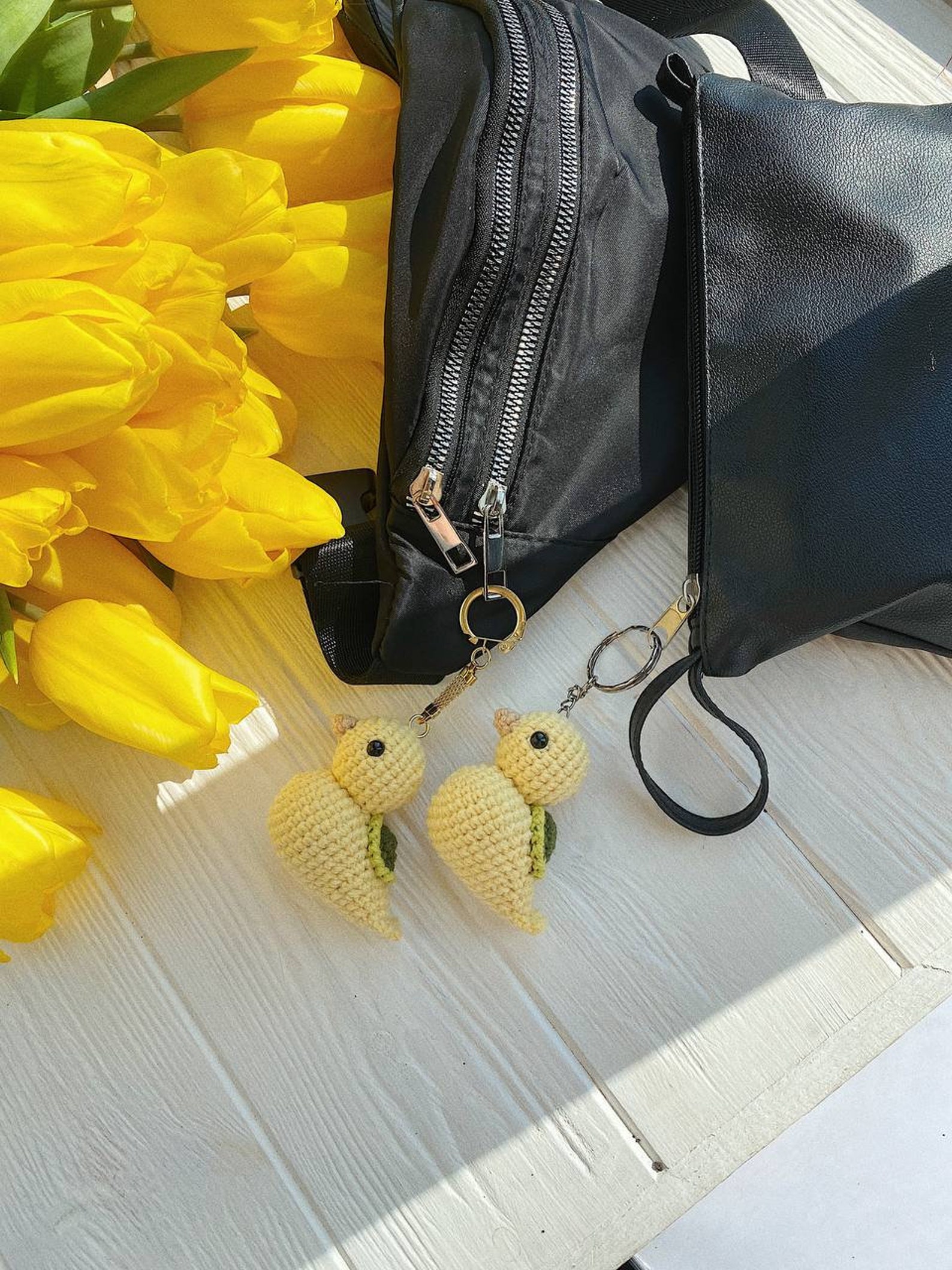 Crochet Turtle Duck Keychain plush Avatar Keychainavatar | Etsy