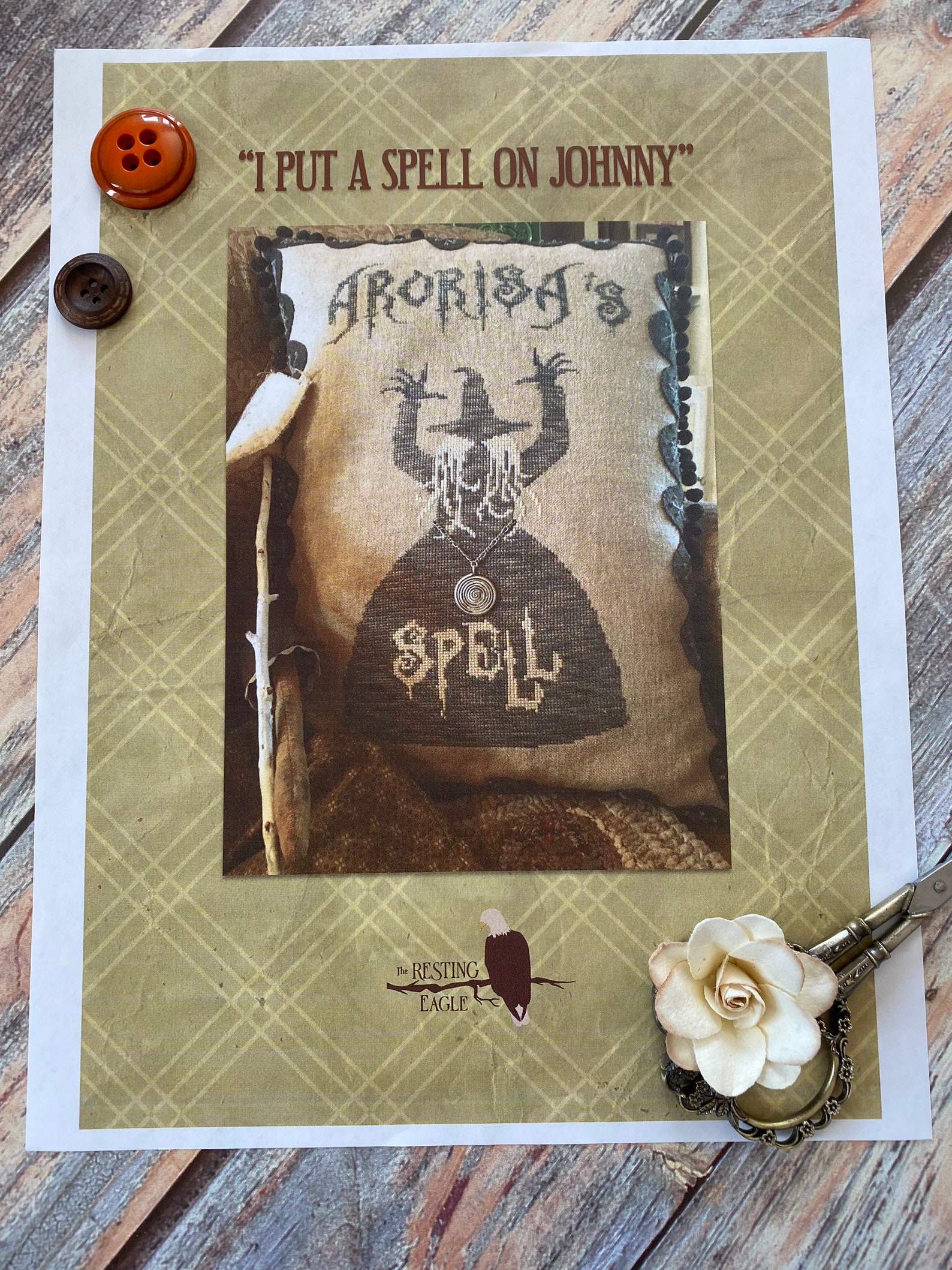 INSTANT DOWNLOAD I Put A Spell On Johnny The Resting Eagle | Etsy