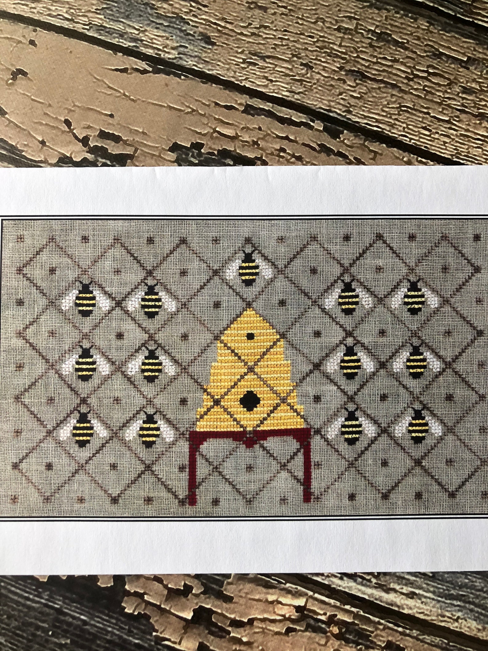 Honey Bee Reverie Artful-offerings Counted Cross Stitch - Etsy