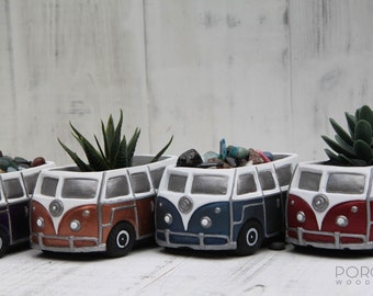 Concrete Vw Bus Planter - Etsy