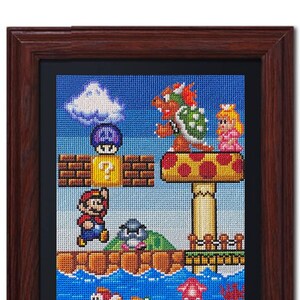Super Mario World Cross Stitch - MADE TO ORDER - Etsy