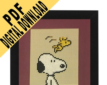 Easy Cross Stitch Patterns Snoopy