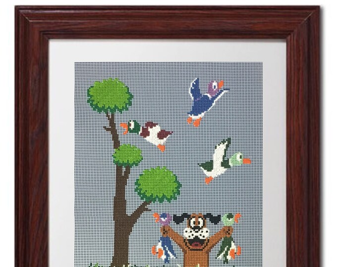 Duck Hunt Cross Stitch MADE TO ORDER - Etsy