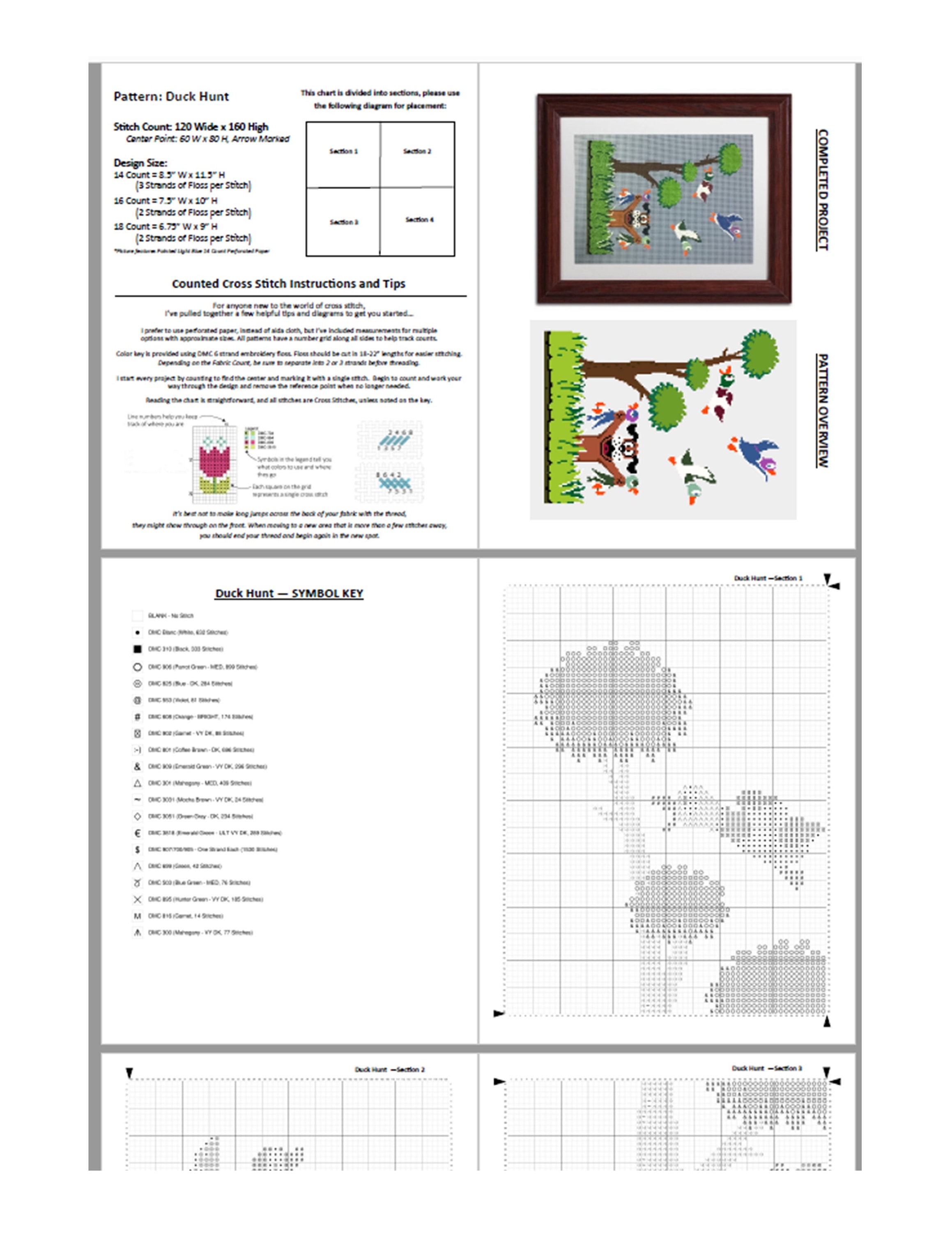 Duck Hunt Cross Stitch Pattern | Etsy